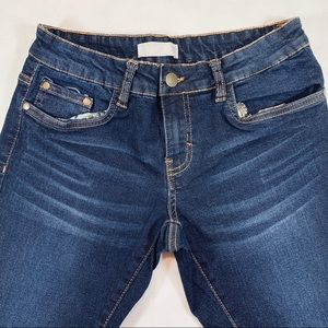 bp | Jeans | Bp Skinny Jeans Dark Blue Wash Whisker Fading 26 | Poshmark